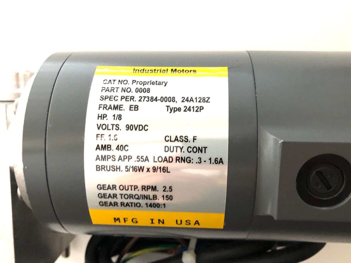 Middleby Gear Conveyor Belt Drive Motor PS360 | Part # 27384-0008